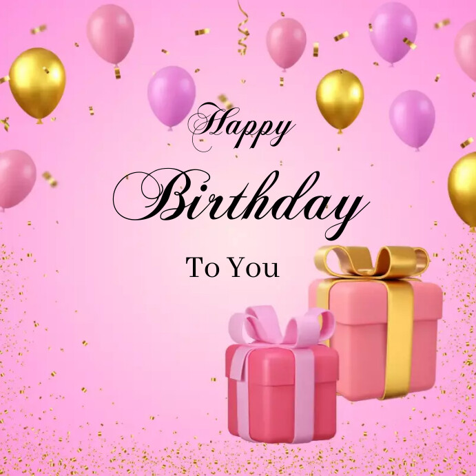 Happy birthday party-Vorlage | PosterMyWall