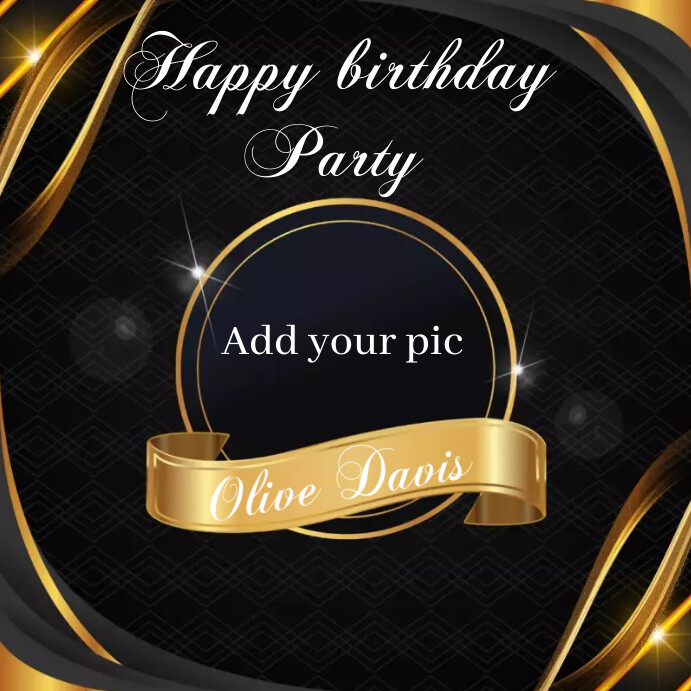 Happy birthday party Template | PosterMyWall