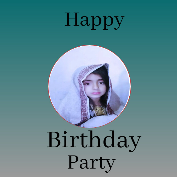 Happy birthday party Template | PosterMyWall