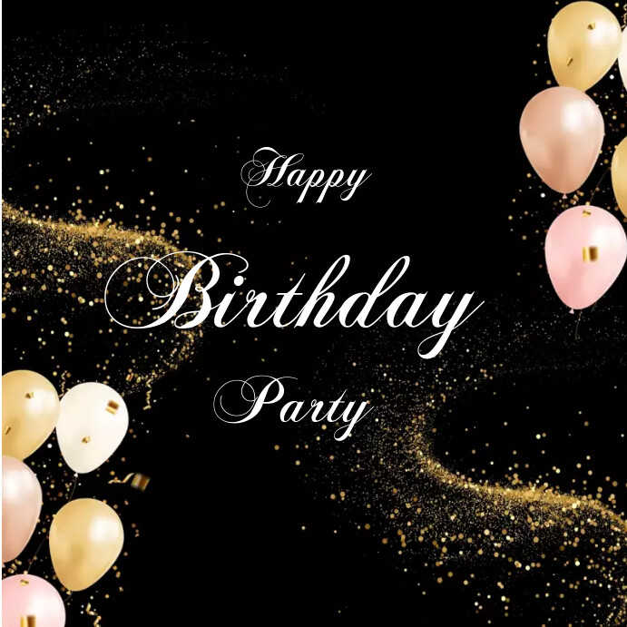 Happy birthday party Template | PosterMyWall