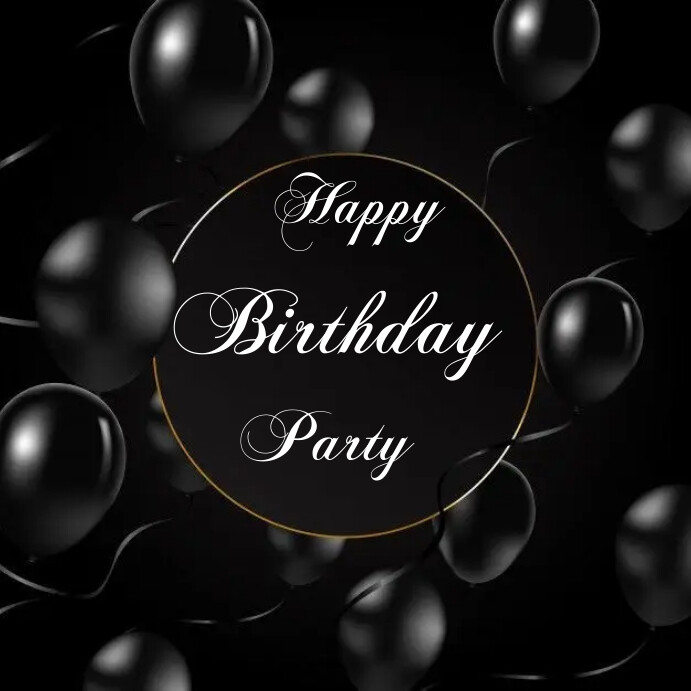 Happy birthday party Template | PosterMyWall