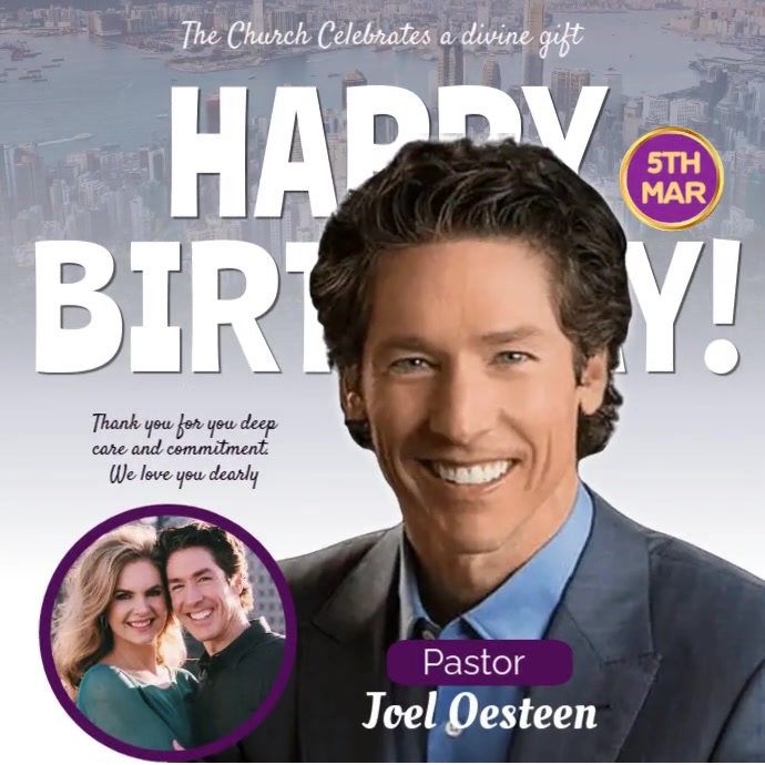 Happy Birthday Pastor (1) Template | PosterMyWall