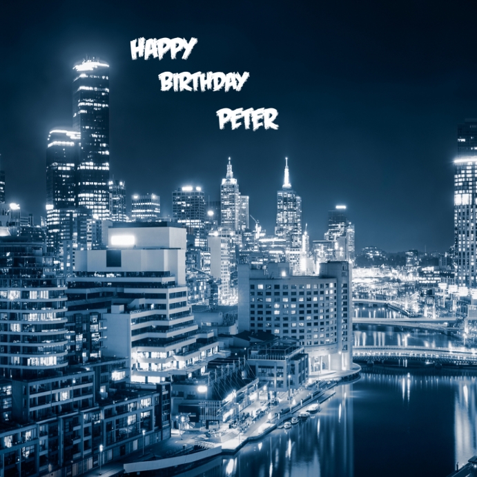 Happy Birthday Peter Template | PosterMyWall