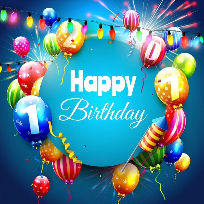 Copy of happy birthday post | PosterMyWall
