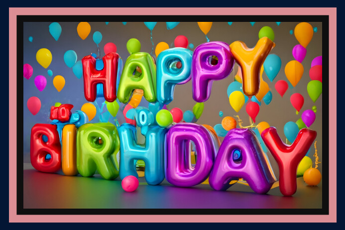 Happy Birthday Post Template | PosterMyWall