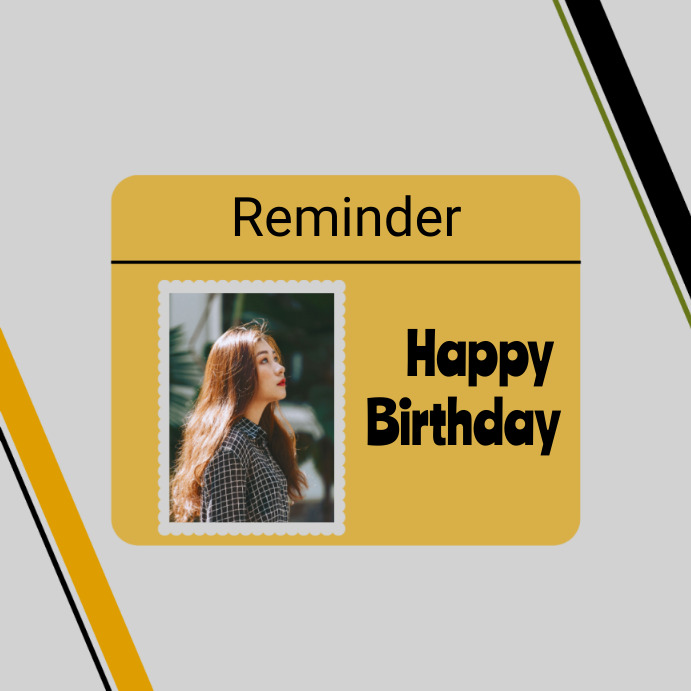 Happy Birthday Post Template | PosterMyWall
