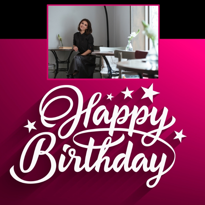 Happy Birthday Post Design Template | PosterMyWall