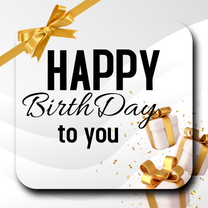 happy birthday post Template | PosterMyWall