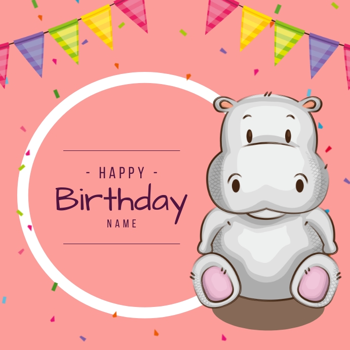 happy birthday post Template | PosterMyWall