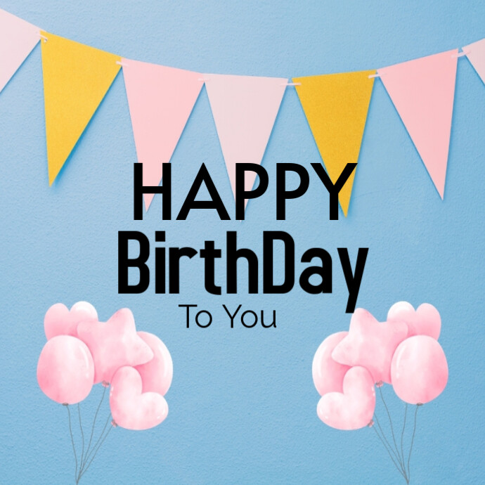 happy birthday post Template | PosterMyWall