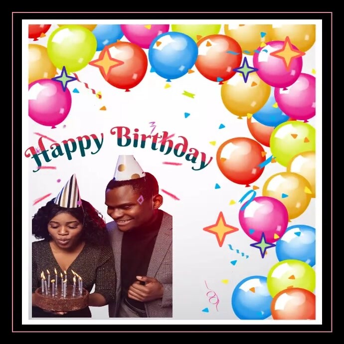 Happy Birthday Post Template | PosterMyWall