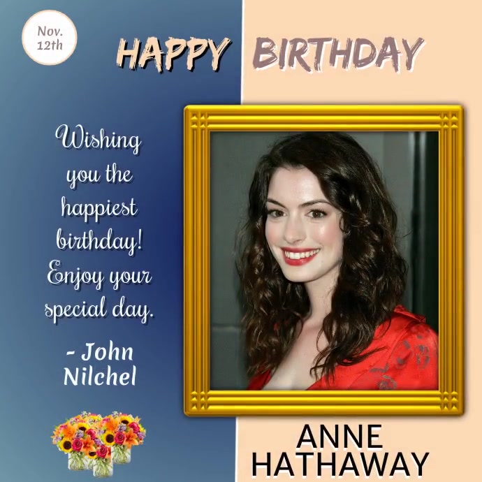 Happy Birthday post Template | PosterMyWall