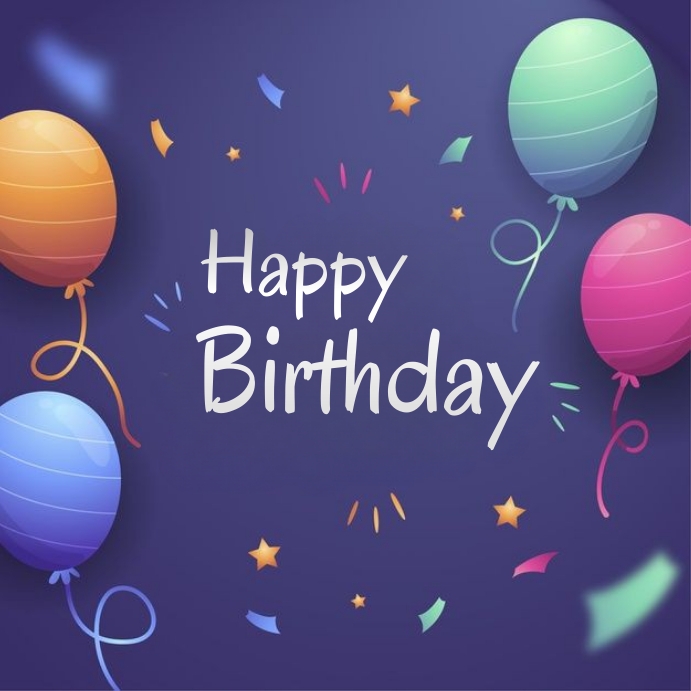 happy birthday post Template | PosterMyWall