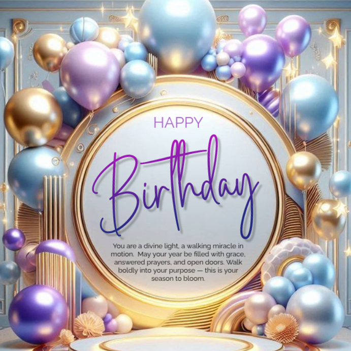 HAPPY-BIRTHDAY-POST Template | PosterMyWall