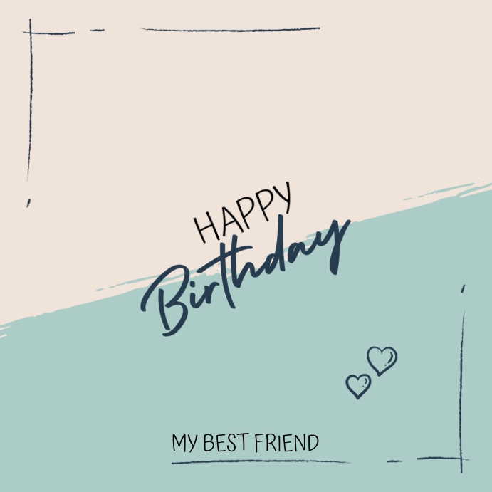 Happy birthday post for Instagram Template | PosterMyWall