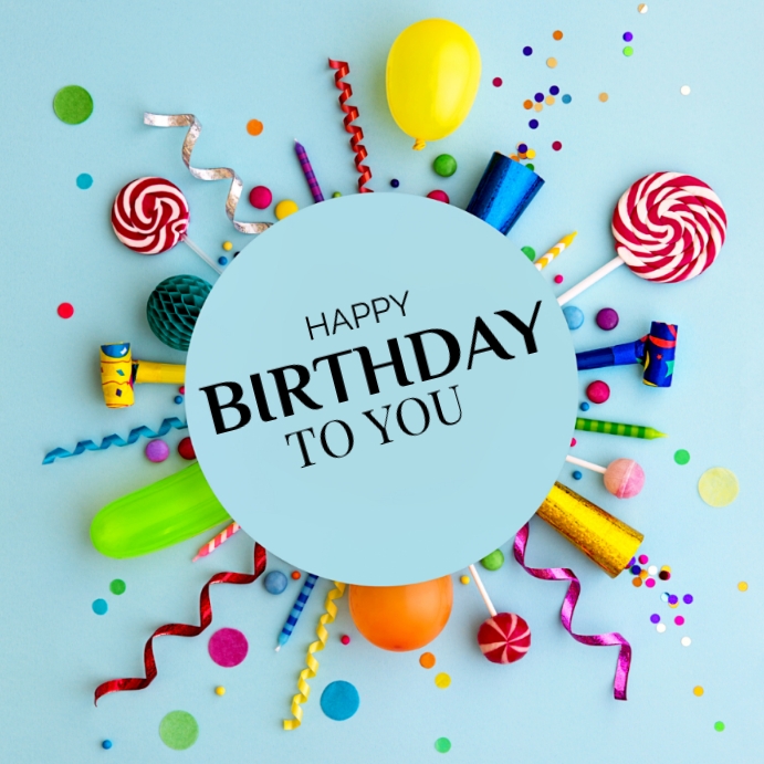 HAPPY BIRTHDAY POST TEMPLATE | PosterMyWall