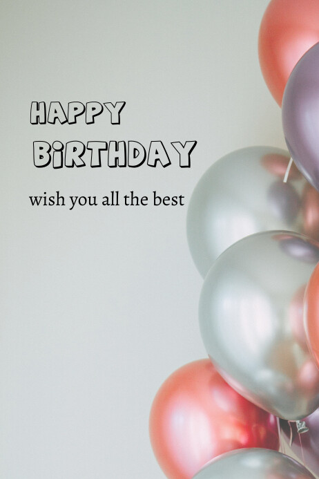 Happy birthday poster 2024 Template | PosterMyWall