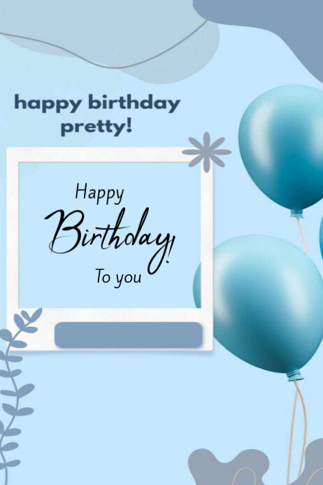 Happy Birthday Poster 2024 Template | PosterMyWall
