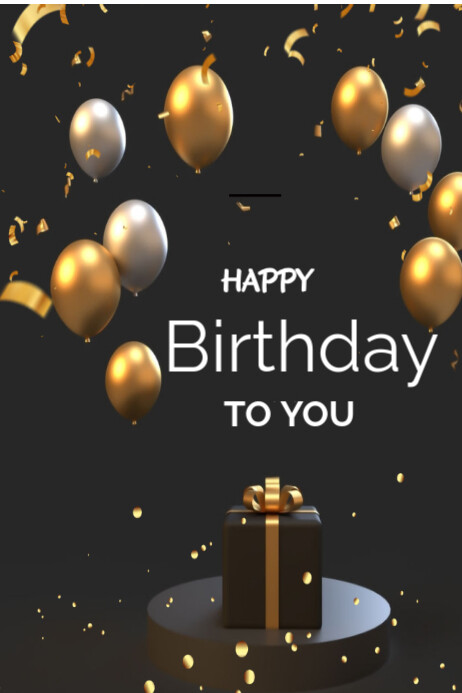 Happy birthday poster 2024 Template | PosterMyWall