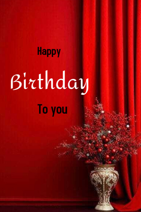 Happy Birthday Poster 2025 Template | PosterMyWall
