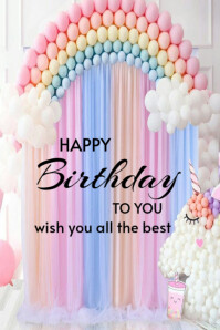 Happy Birthday Poster 2025 Template | PosterMyWall