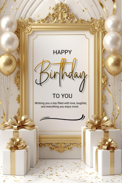 Happy Birthday Poster 2025. Template | PosterMyWall