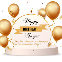 Happy birthday ad design Template | PosterMyWall
