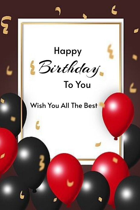 Happy Birthday Poster Design 2024 Template | PosterMyWall