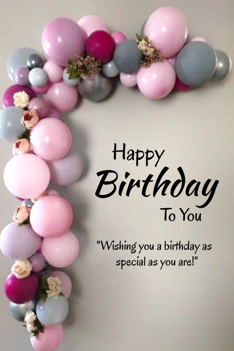 Happy Birthday Poster Design 2024 Template | PosterMyWall