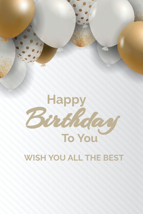 Happy Birthday Poster Design 2024 Template | PosterMyWall