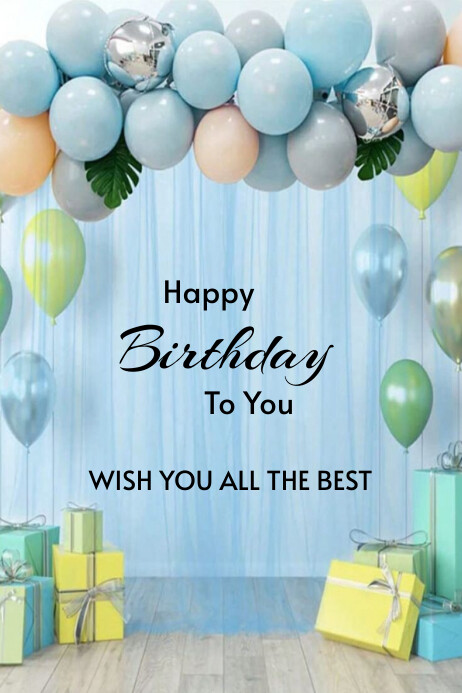 Happy Birthday Poster Design 2024 Template | PosterMyWall