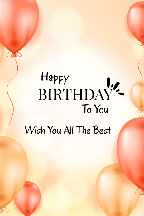 Happy Birthday Poster Design 2024 Template | PosterMyWall