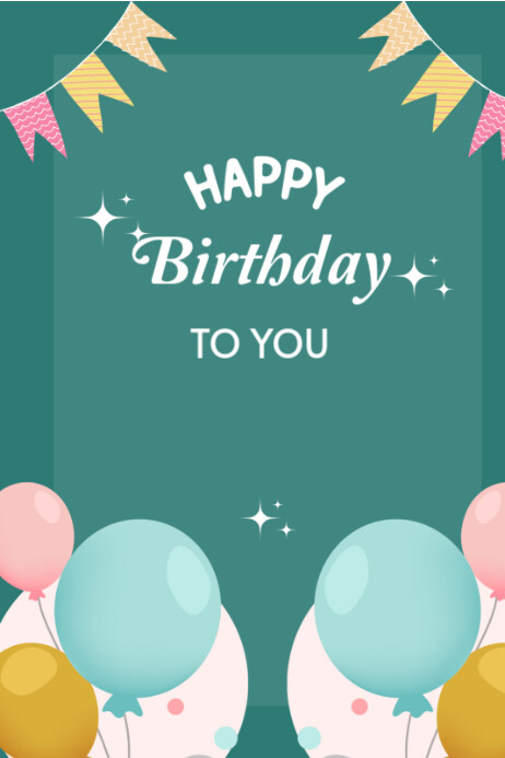Happy Birthday poster design 2024 Template | PosterMyWall