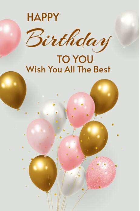 Happy Birthday Poster Design 2024 Template | PosterMyWall