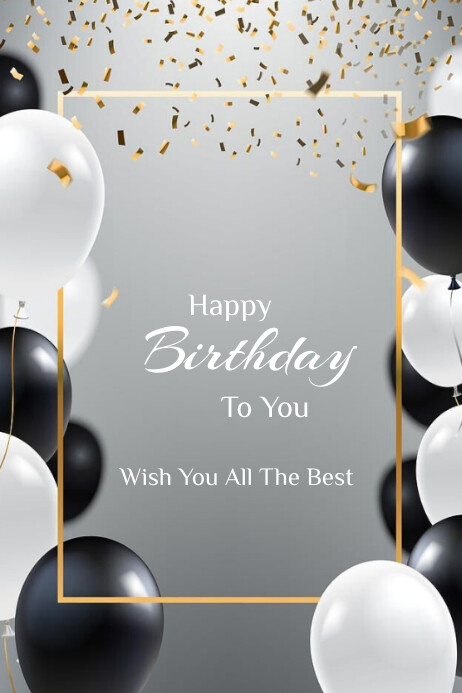 Happy Birthday Poster Design 2024 Template | PosterMyWall