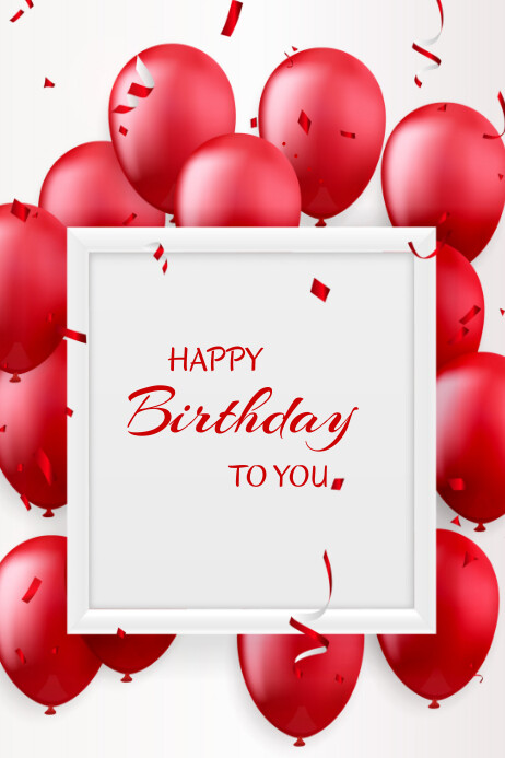 Happy Birthday Poster Design 2024 Template | PosterMyWall