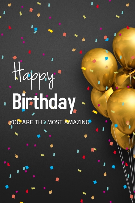 Happy birthday poster Templat | PosterMyWall