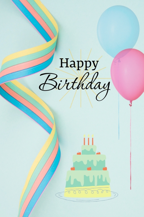 Copy of Happy Birthday Poster | PosterMyWall