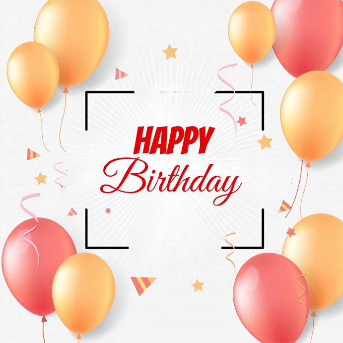 Copy of Happy birthday poster | PosterMyWall