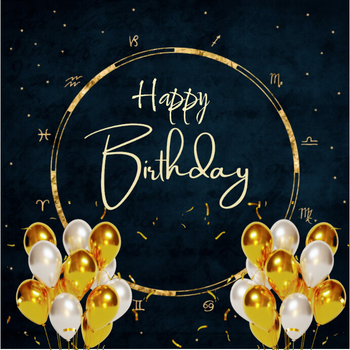happy birthday poster Template | PosterMyWall