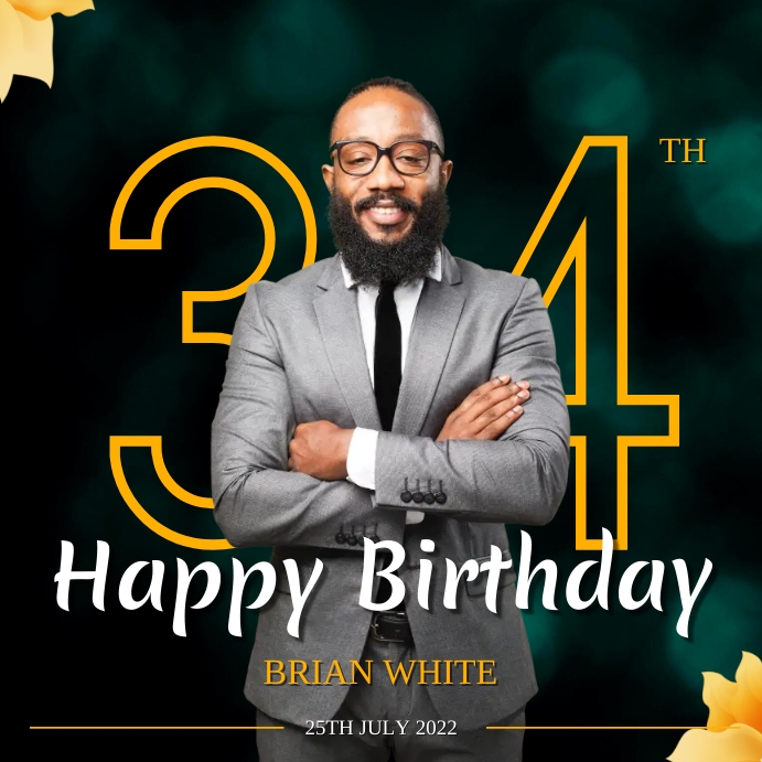 Happy birthday poster Template | PosterMyWall