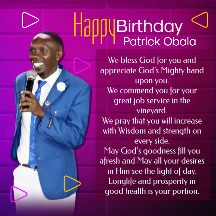 Plantilla de HAPPY BIRTHDAY poster | PosterMyWall