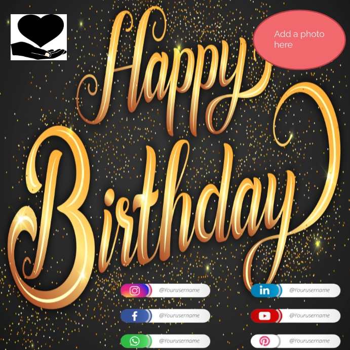 Copy of Happy birthday poster | PosterMyWall