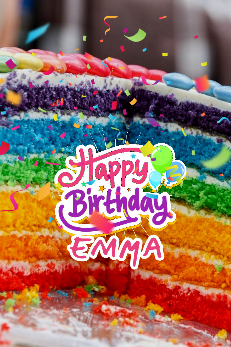 Plantilla de Del Cartel Del Feliz Cumpleaños | PosterMyWall