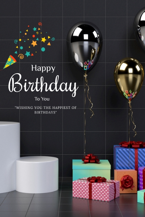 Happy birthday poster Template | PosterMyWall