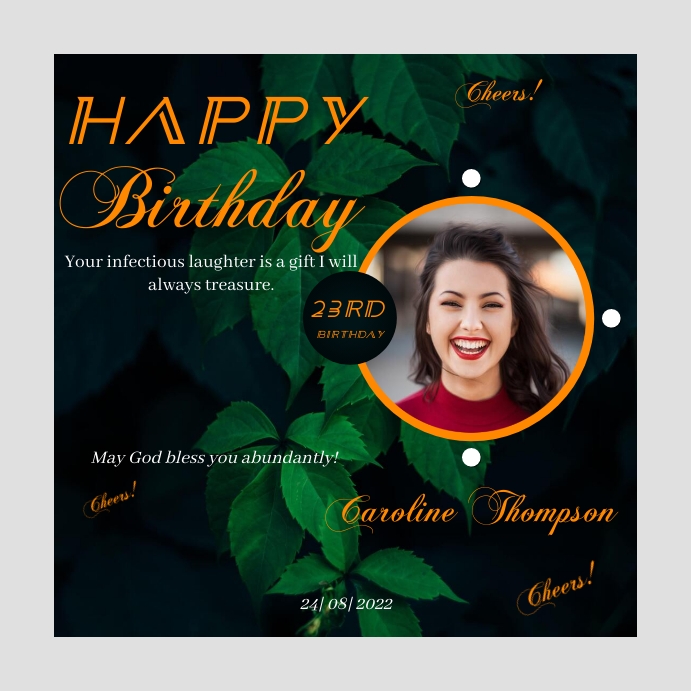 Happy birthday poster Template | PosterMyWall