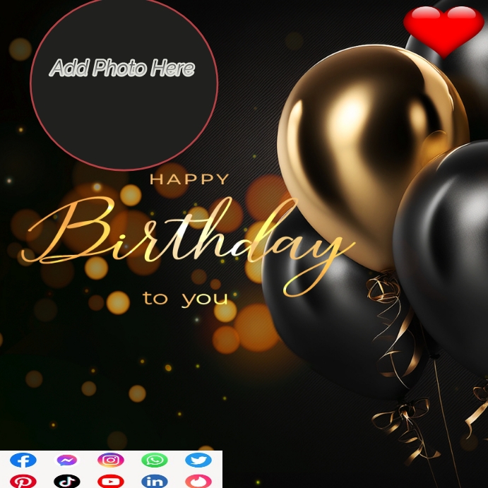 Happy Birthday Poster Modelo | PosterMyWall
