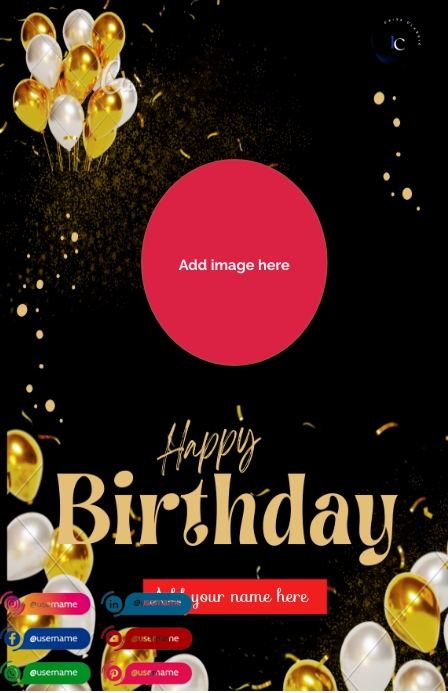 Copy of happy birthday poster | PosterMyWall