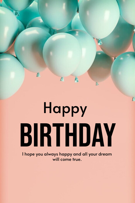 Happy Birthday Poster Template | PosterMyWall