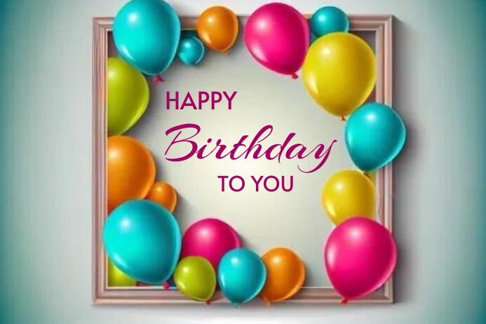 Happy birthday poster template 2024 | PosterMyWall